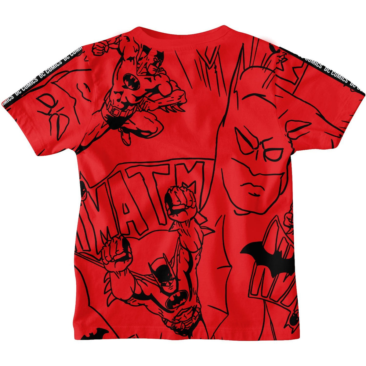 Batman Logo Red Boys T-SHIRT – BONKIDS